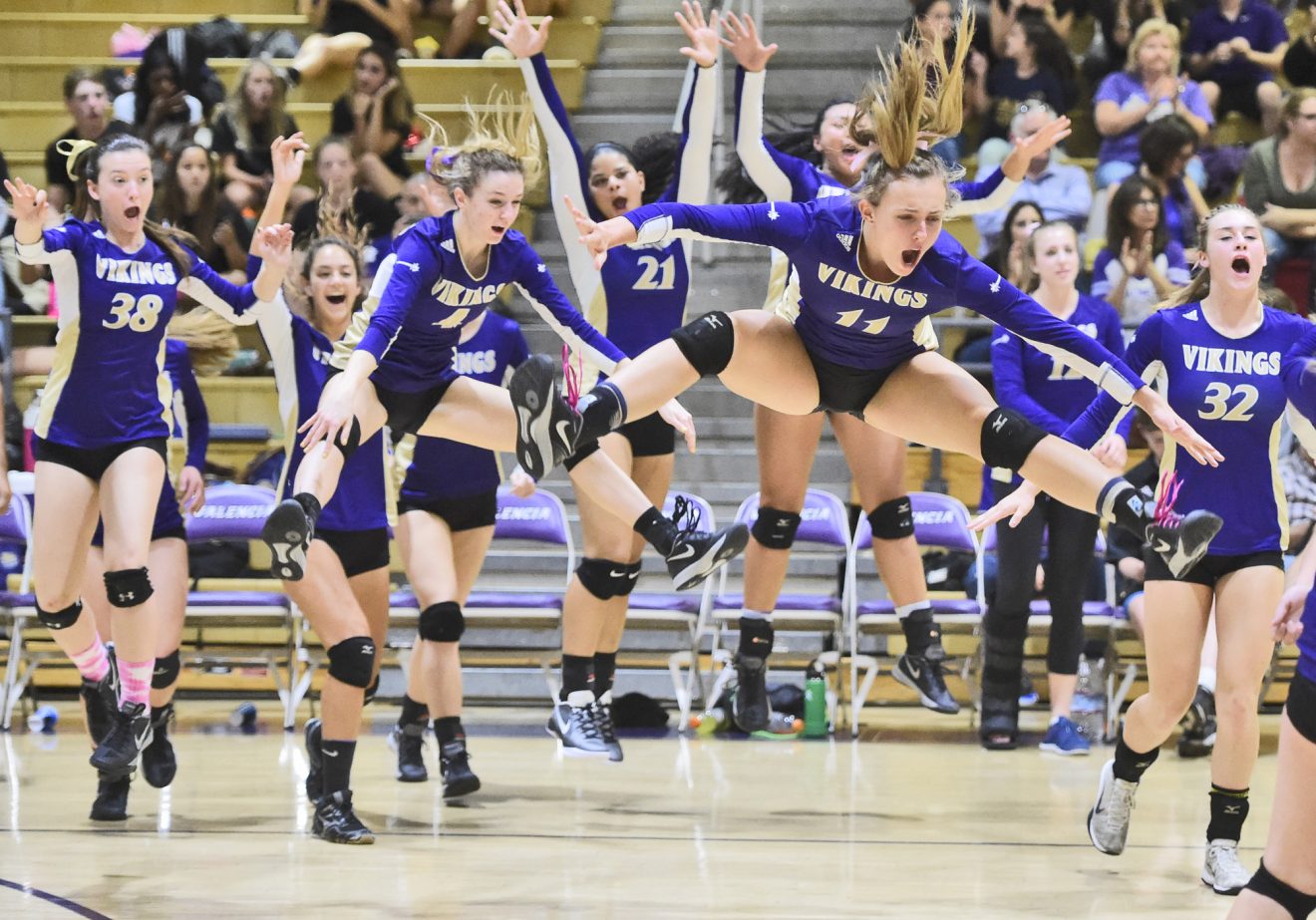 Valencia girls volleyball secures share of title