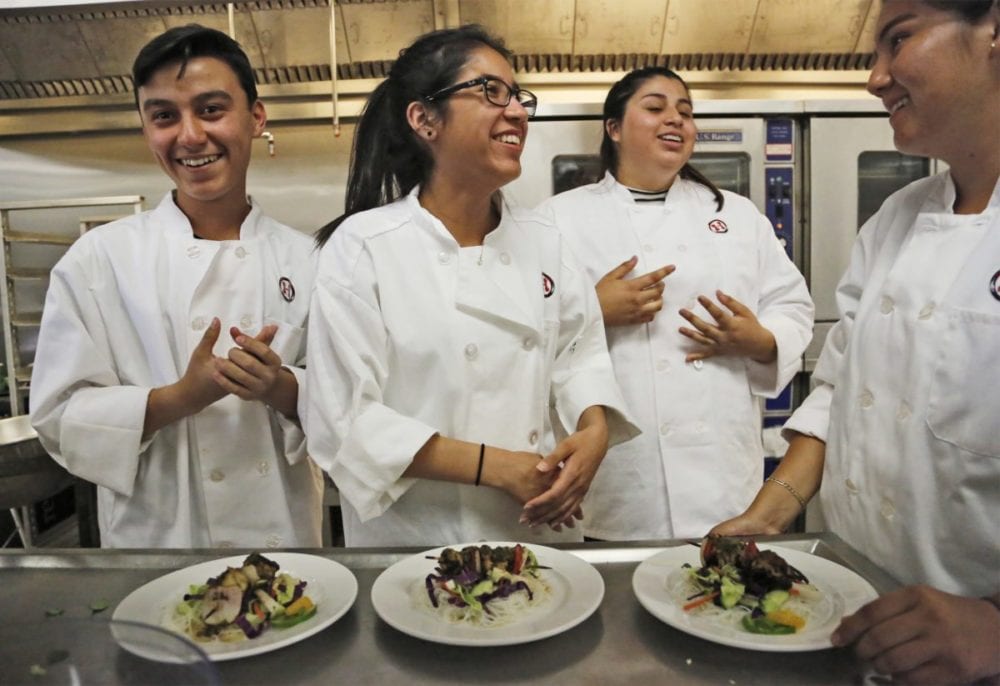 High schoolers show off skills in culinary competition