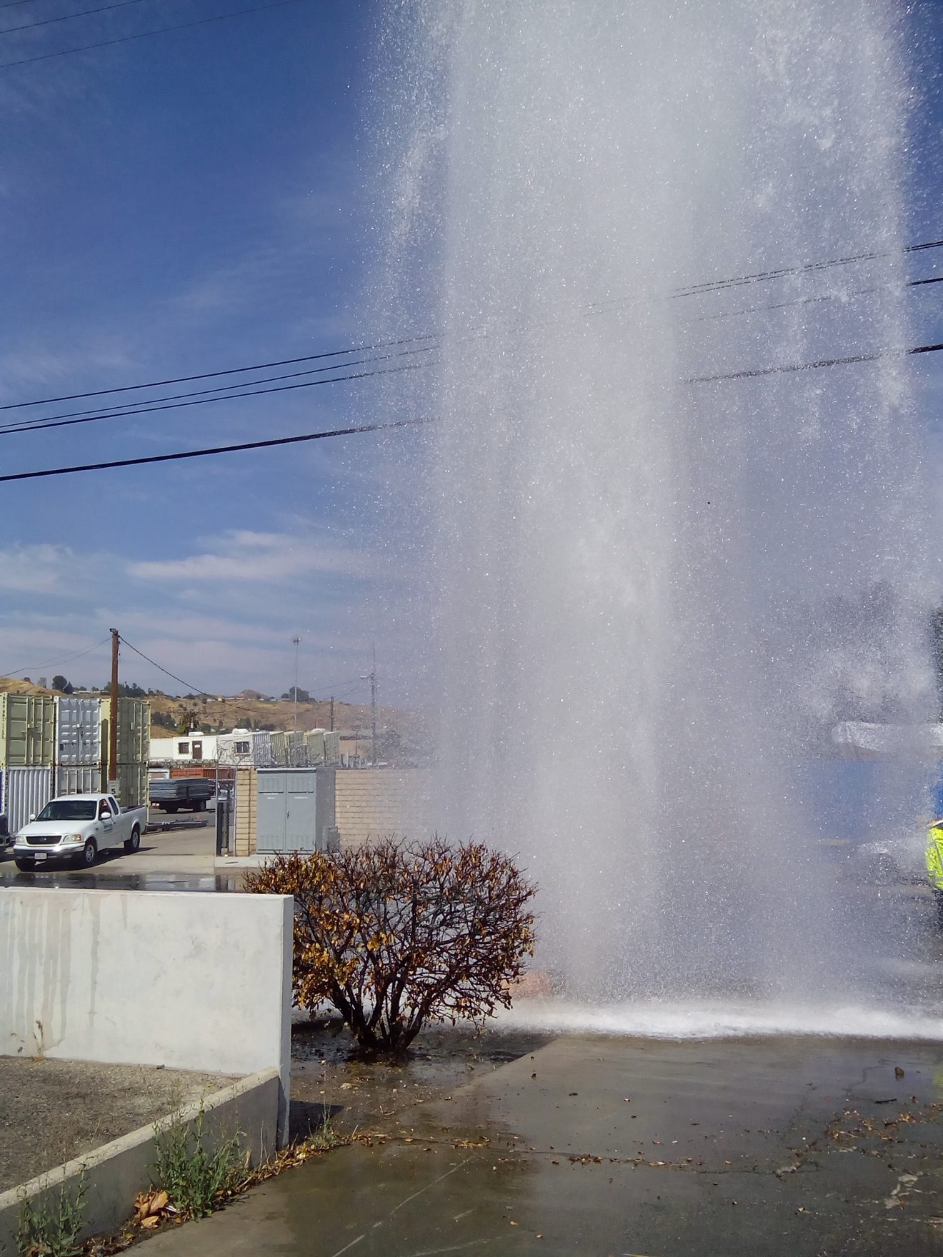 UPDATE: Sheared hydrant releases 200,000 gallons of water in Saugus