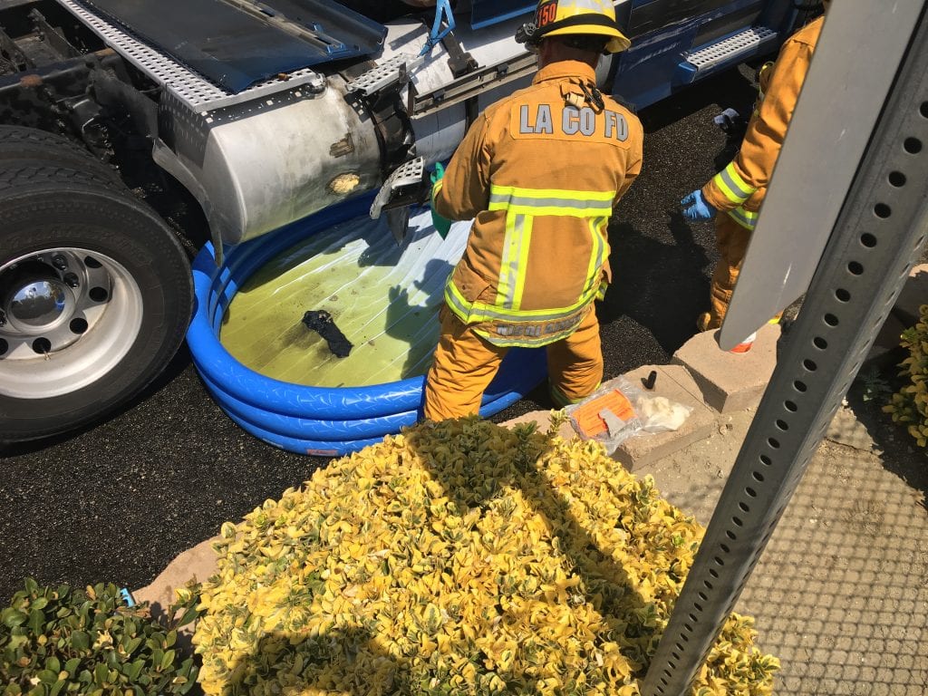 UPDATE: Up to 100 gallons of diesel spills down storm drain