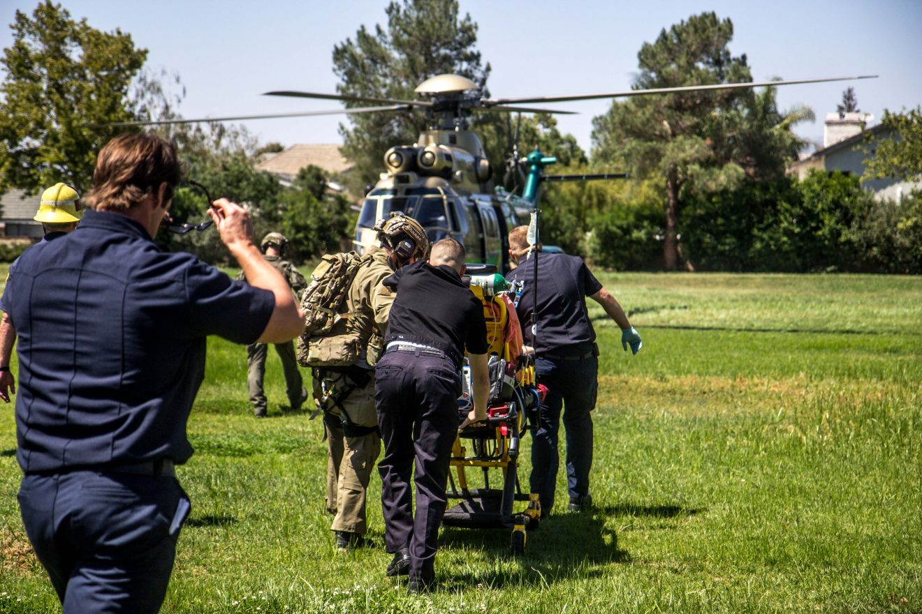 Girl airlifted to trauma center from Valencia park