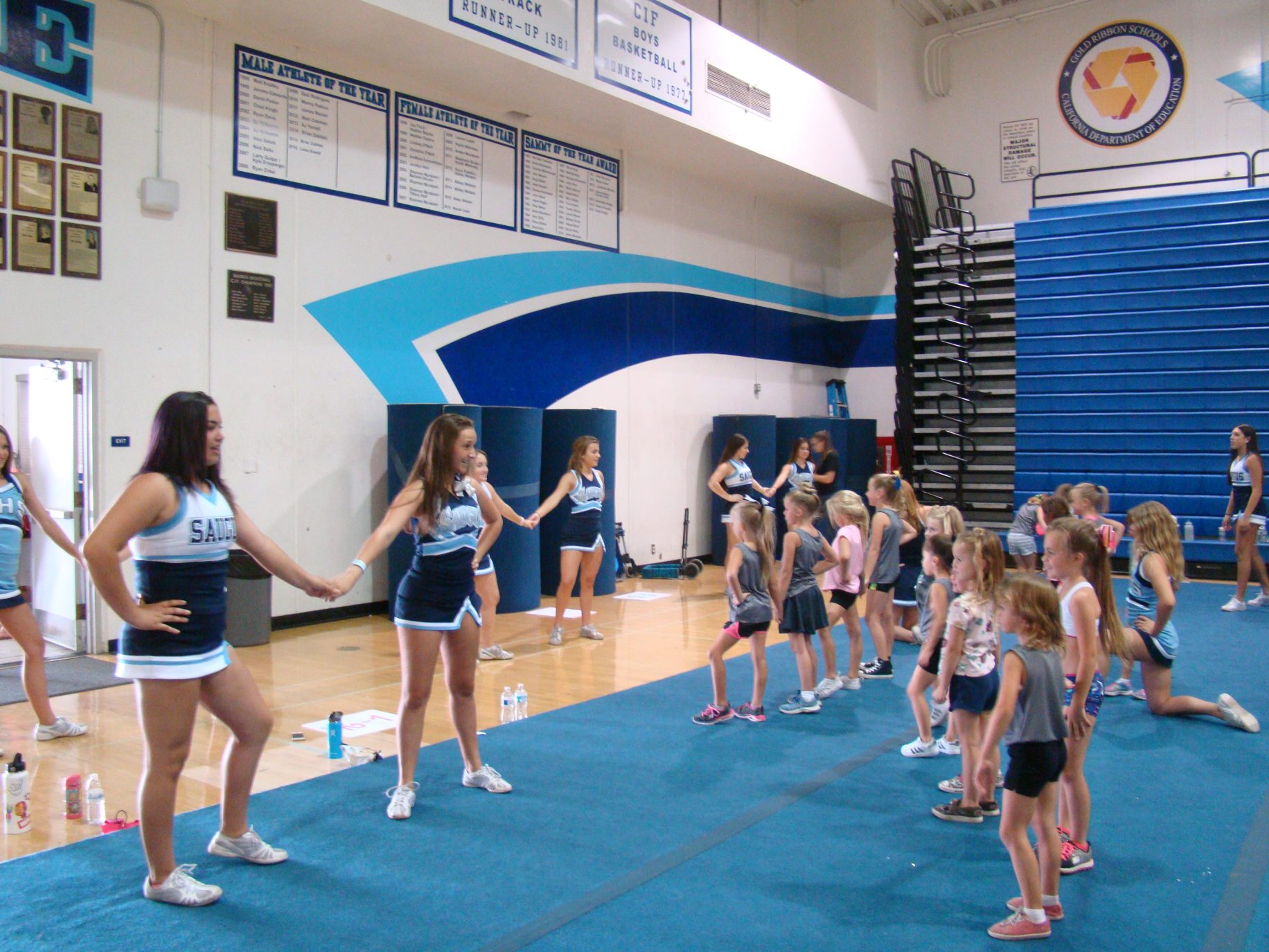 Saugus Cheer clinic spreads school spirit across the valley