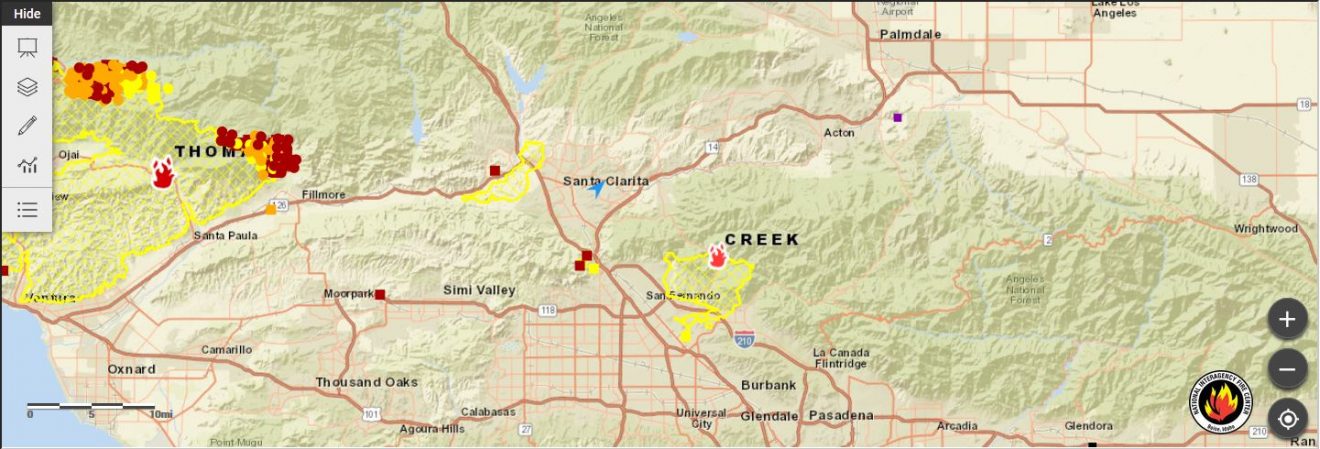 The Signal's Fire Center offers info on wildfires