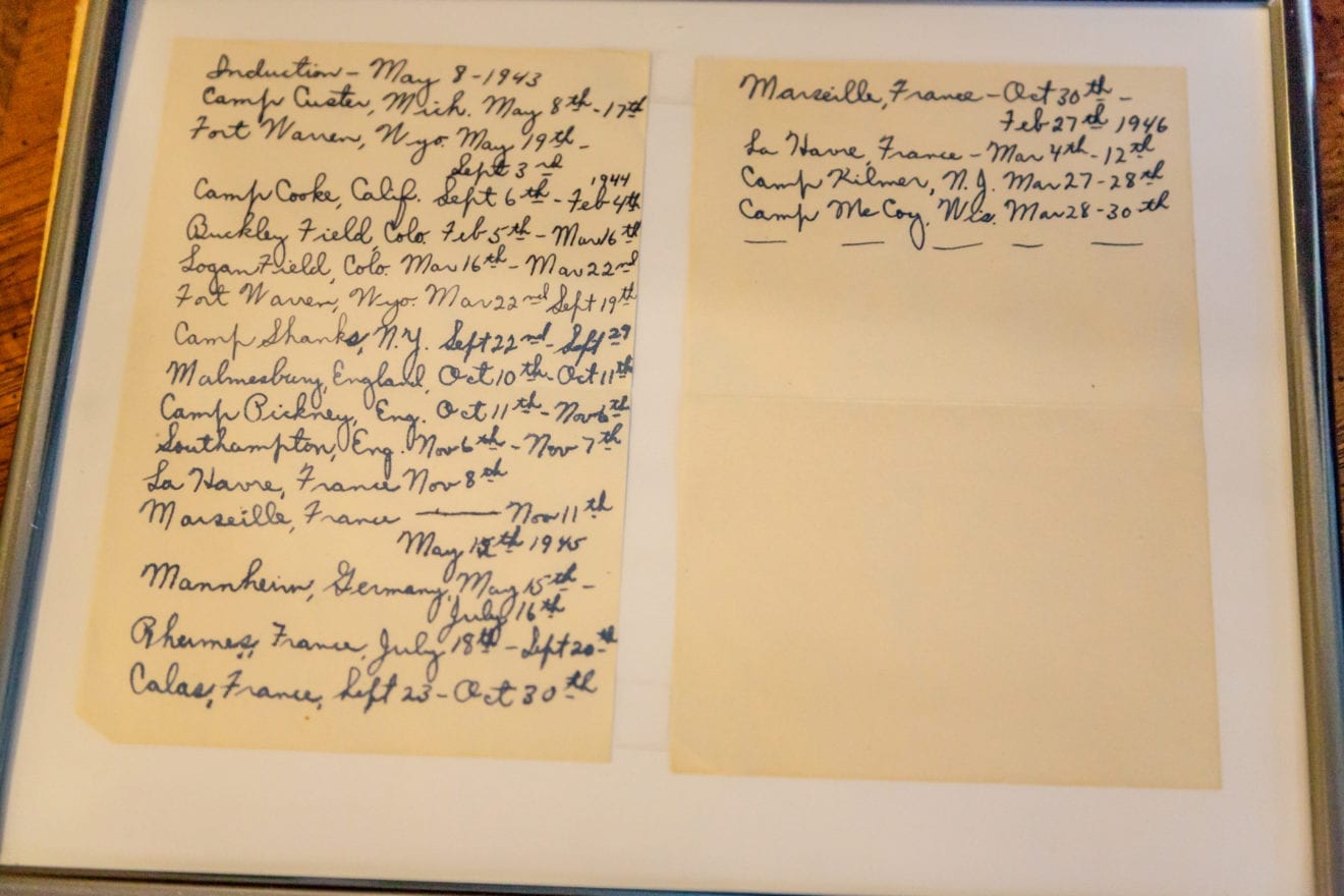 Robert Gormley -- U.S. Army -- World War II Veteran -- Valencia Resident