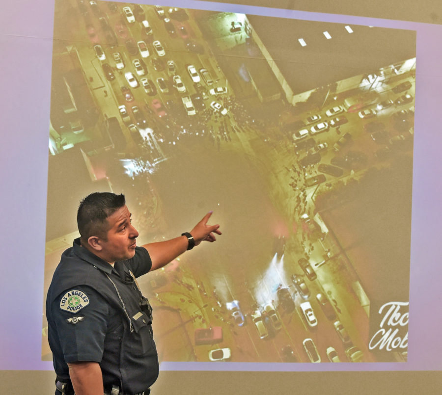 LAPD Street Racing Task Force officers speak at COC