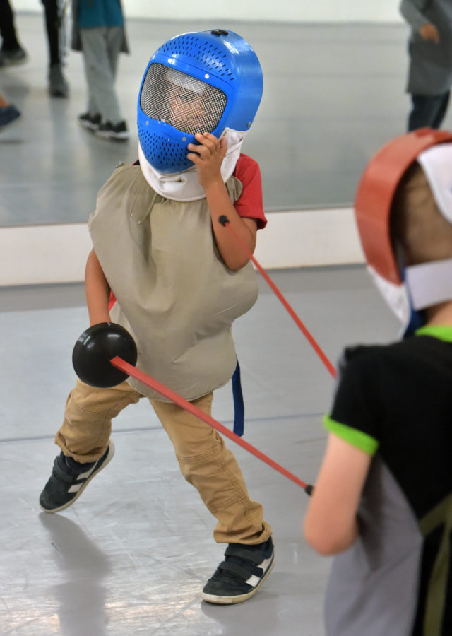 Little Musketeers take a stab at fencing