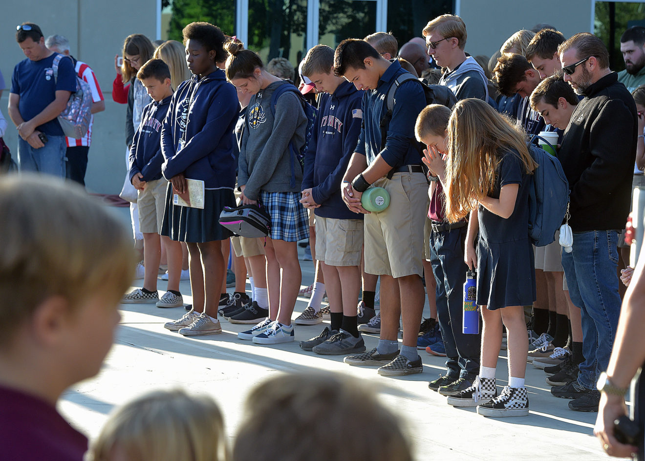 Trinity places flags to honor 9/11 victims