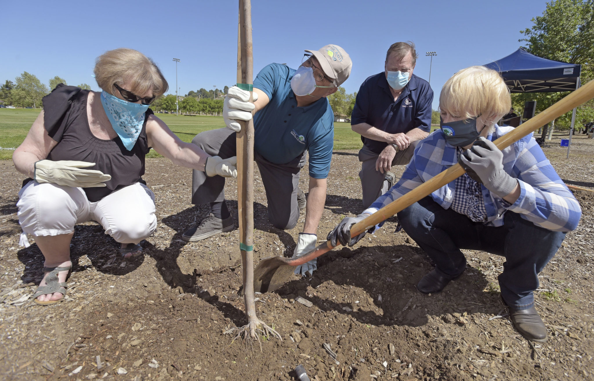 Arbor Day: City Council plants tree at Central Park