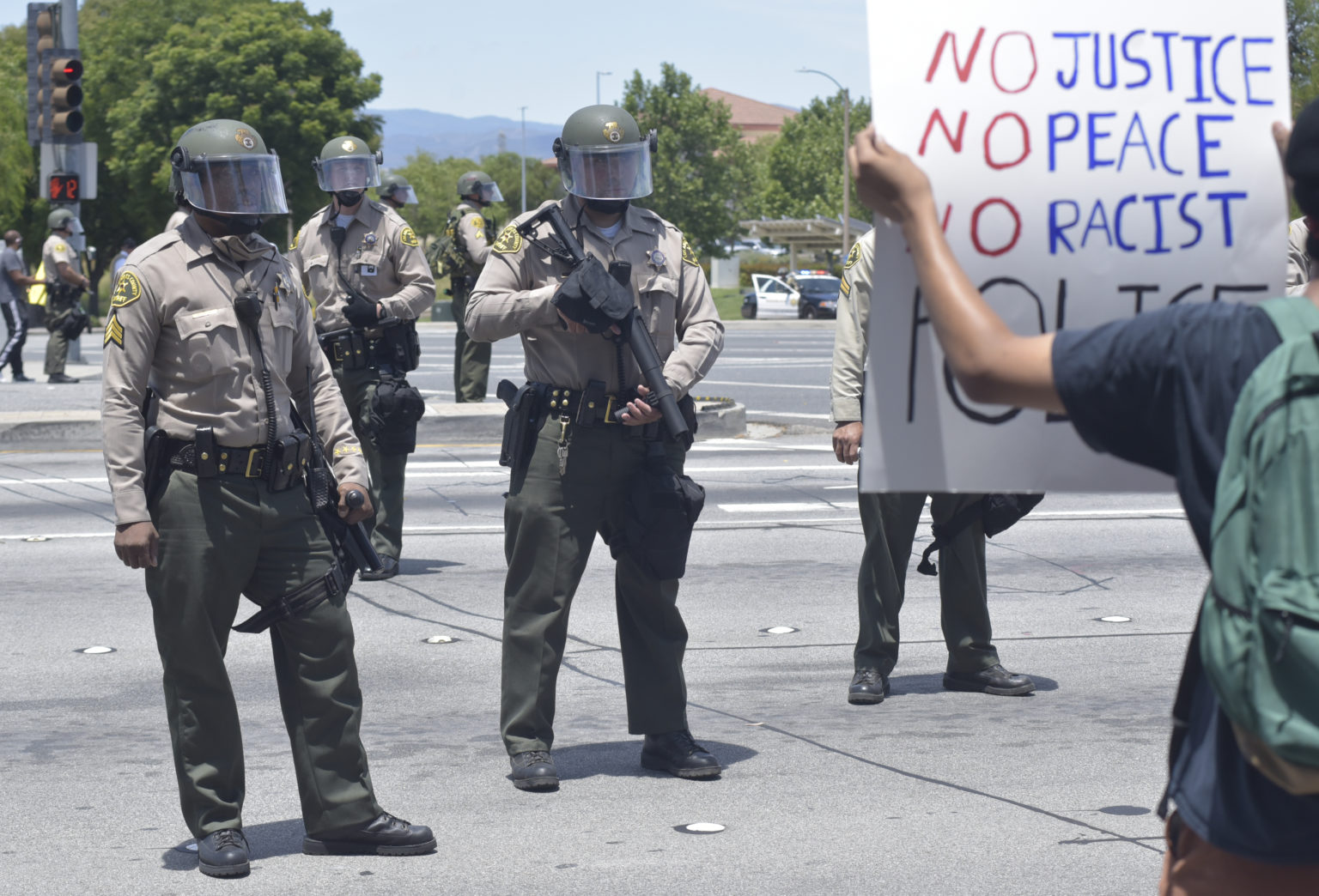 Black Lives Matter protesters hold down street corners, have peaceful ...