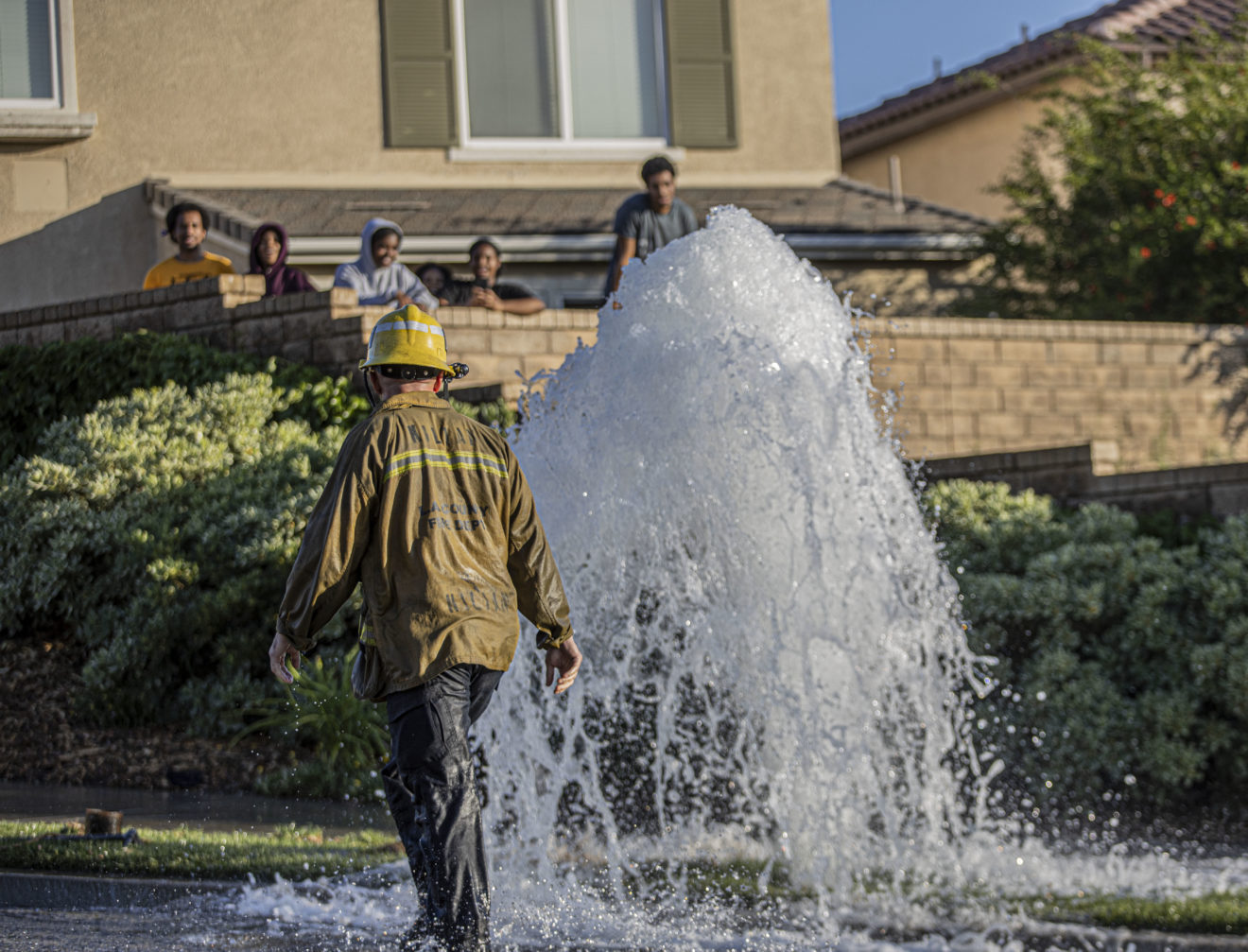 No injuries reported after car shears fire hydrant crash