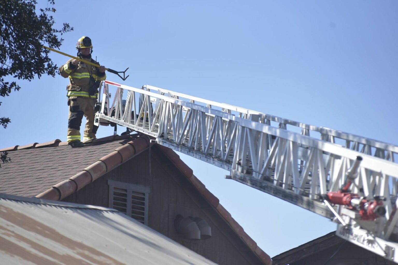 Firefighters knock down attic fire at Melody Ranch