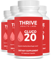 Gluco 20 Reviews - Blood Sugar Fix by Thrive Health Labs