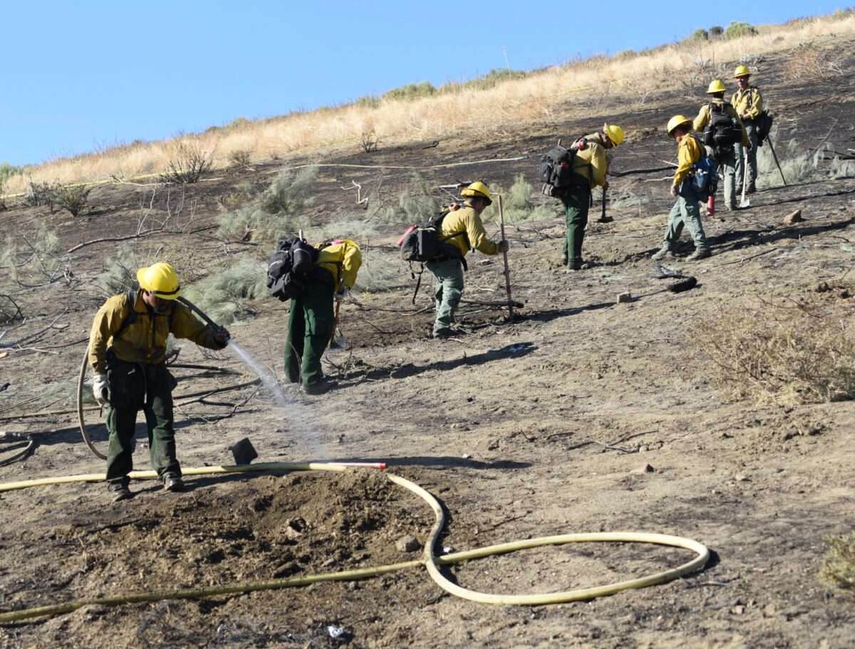 Fires ignite in Gorman