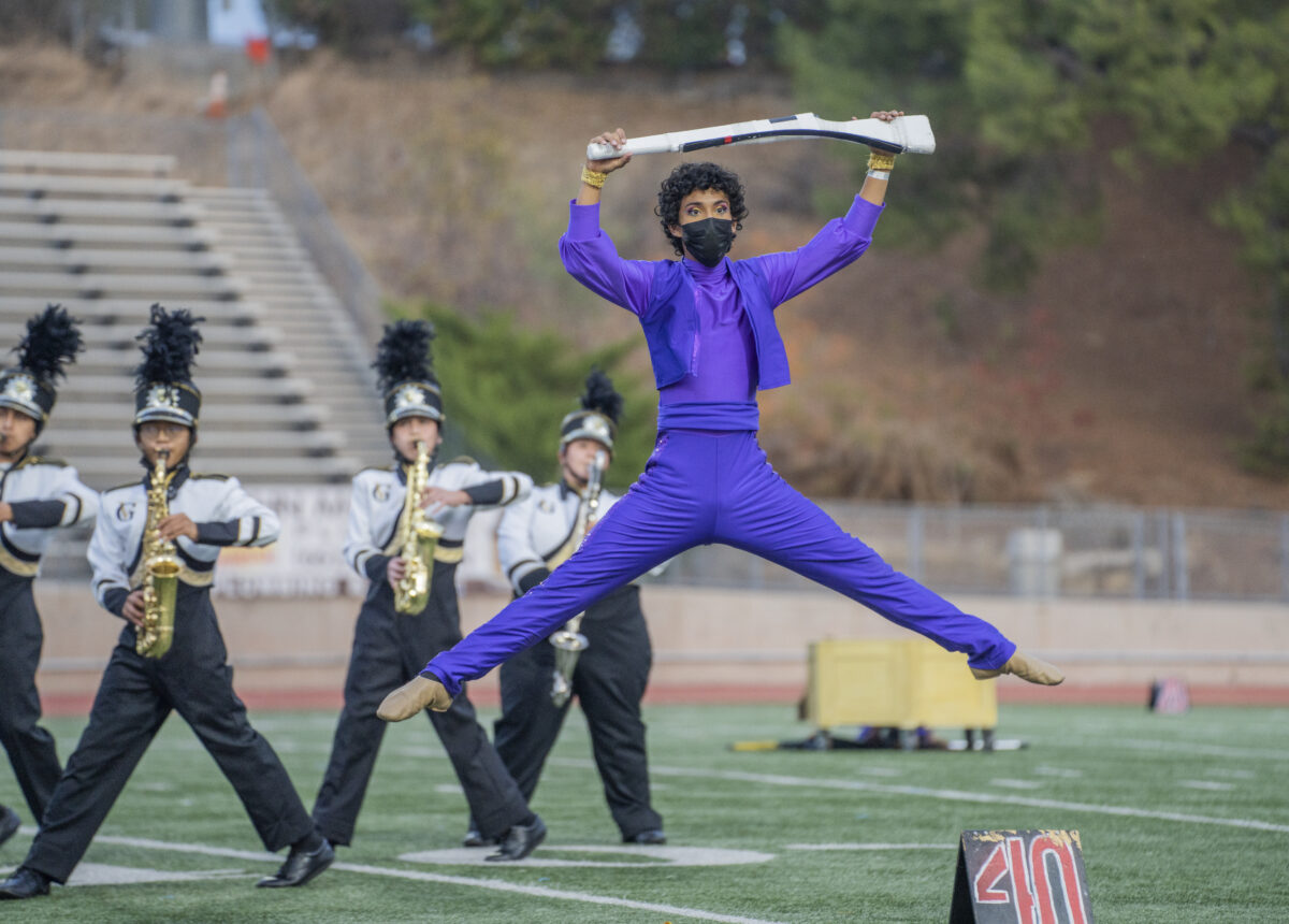 Bands and color guards Rampage their Hart out