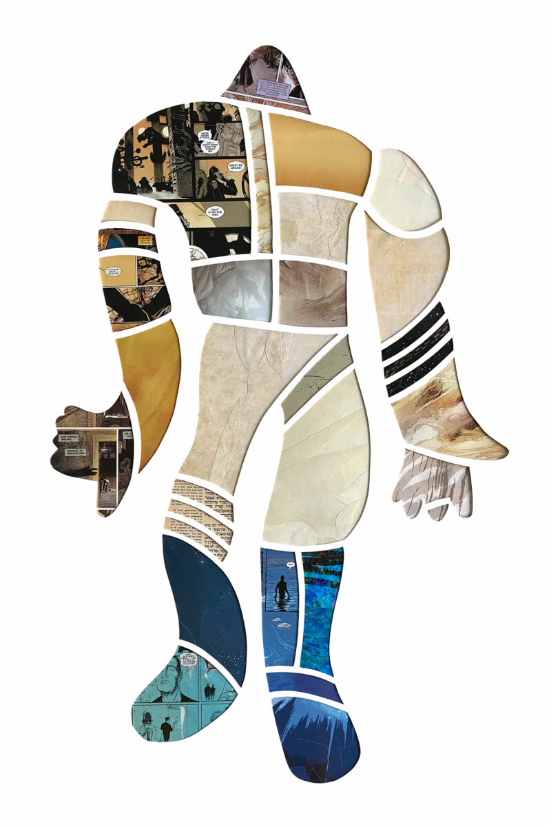 ‘Paper Golems’ transform comic books into artistic pandemic diary