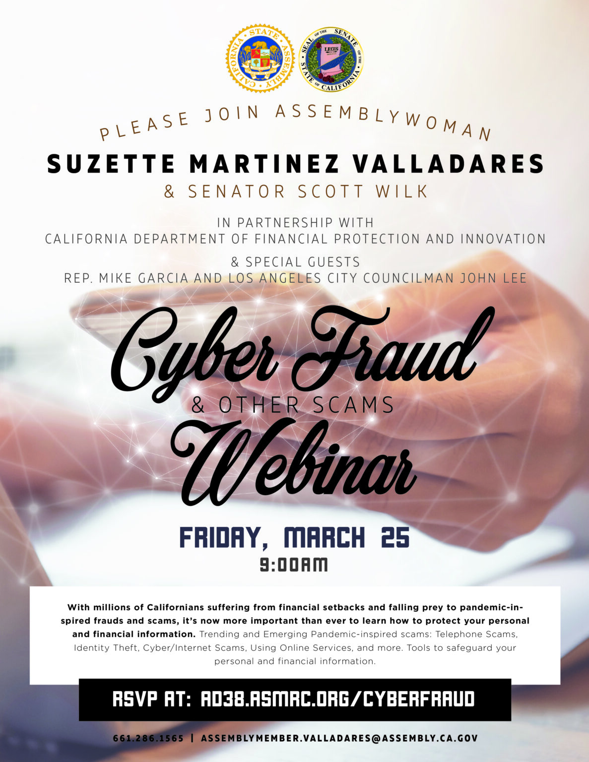 Cyber fraud and scam webinar