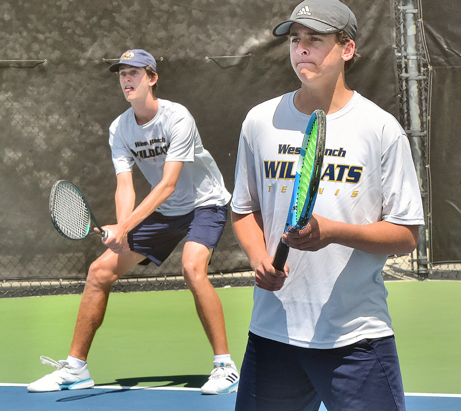 West Ranch tennis takes home triple crown