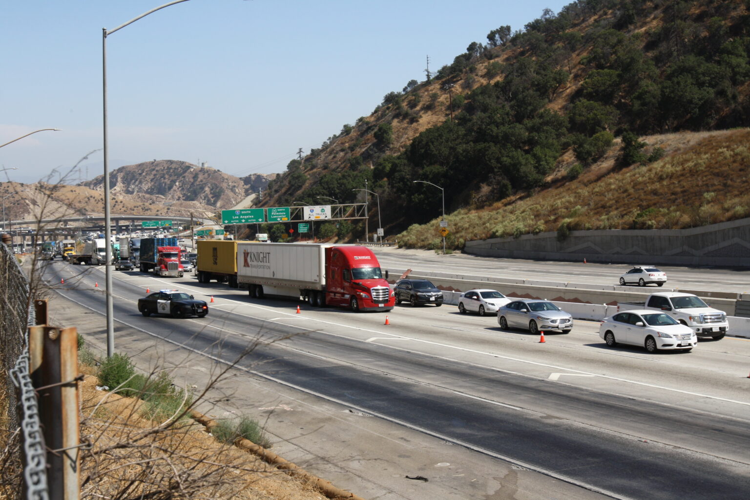 Interstate 5 northbound lanes reopen after big rig fire