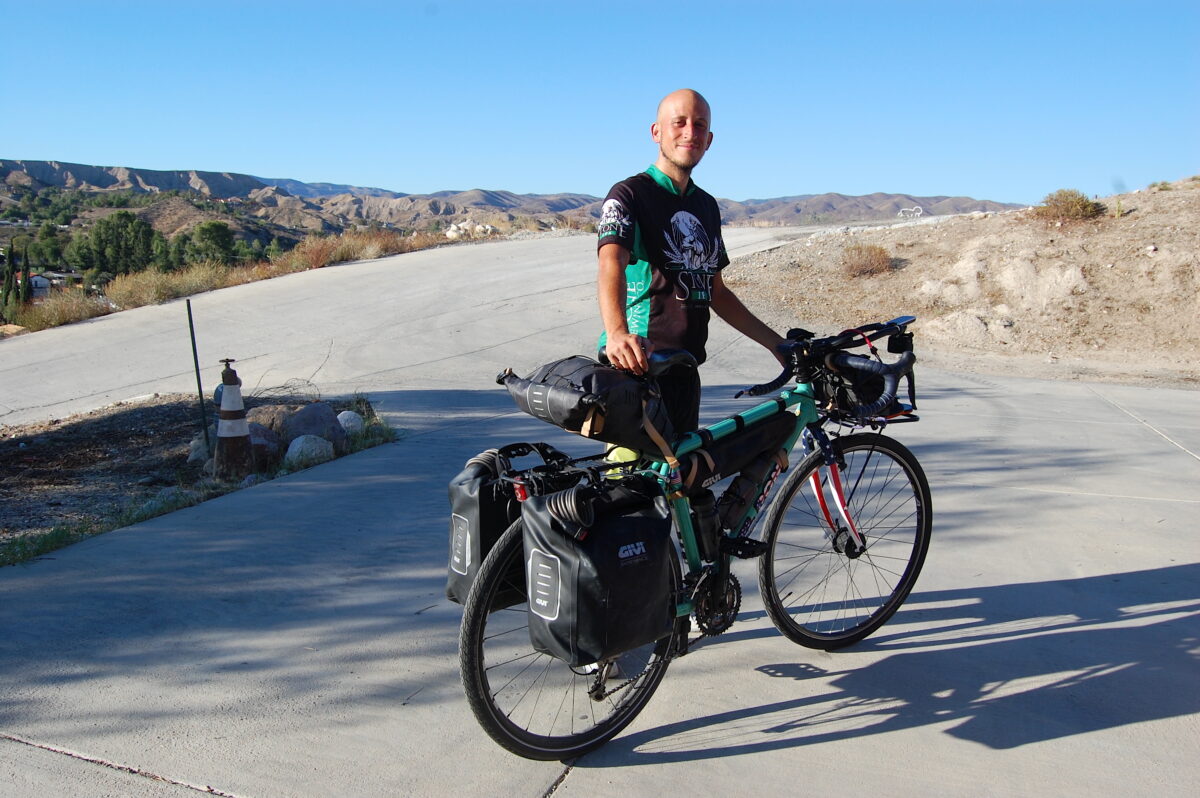 Italian biker comes through SCV on POW remembrance ride