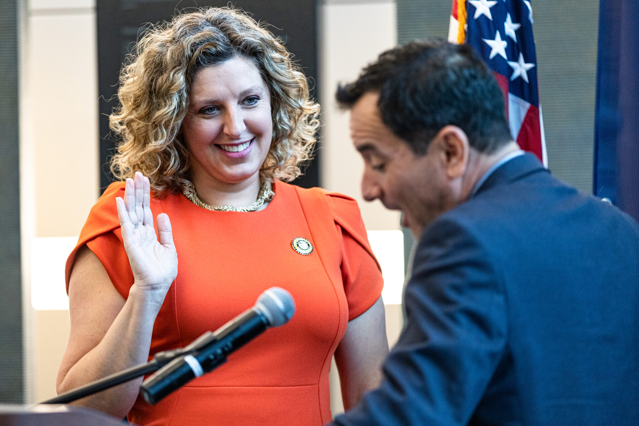 Schiavo announces new position during community oath of office