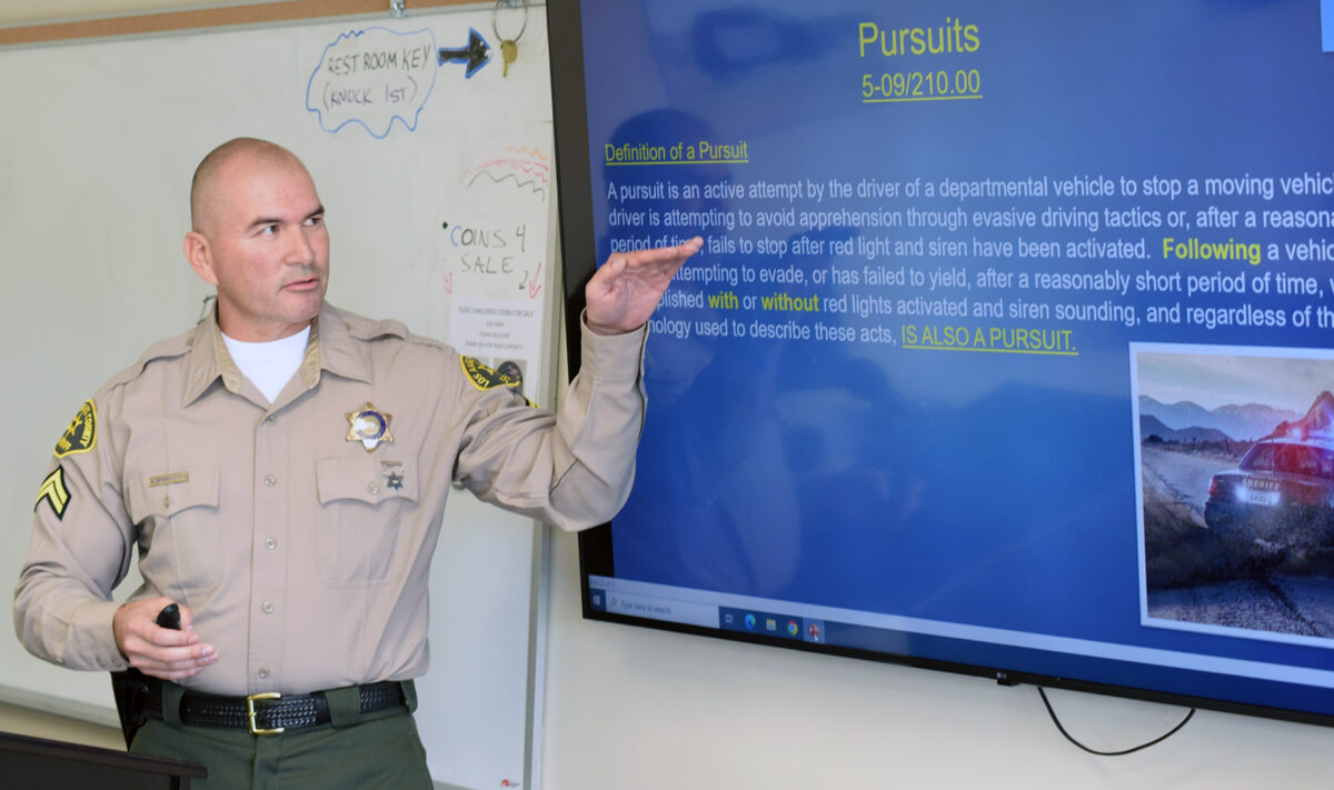 Media goes behind the wheel on the EVOC training course