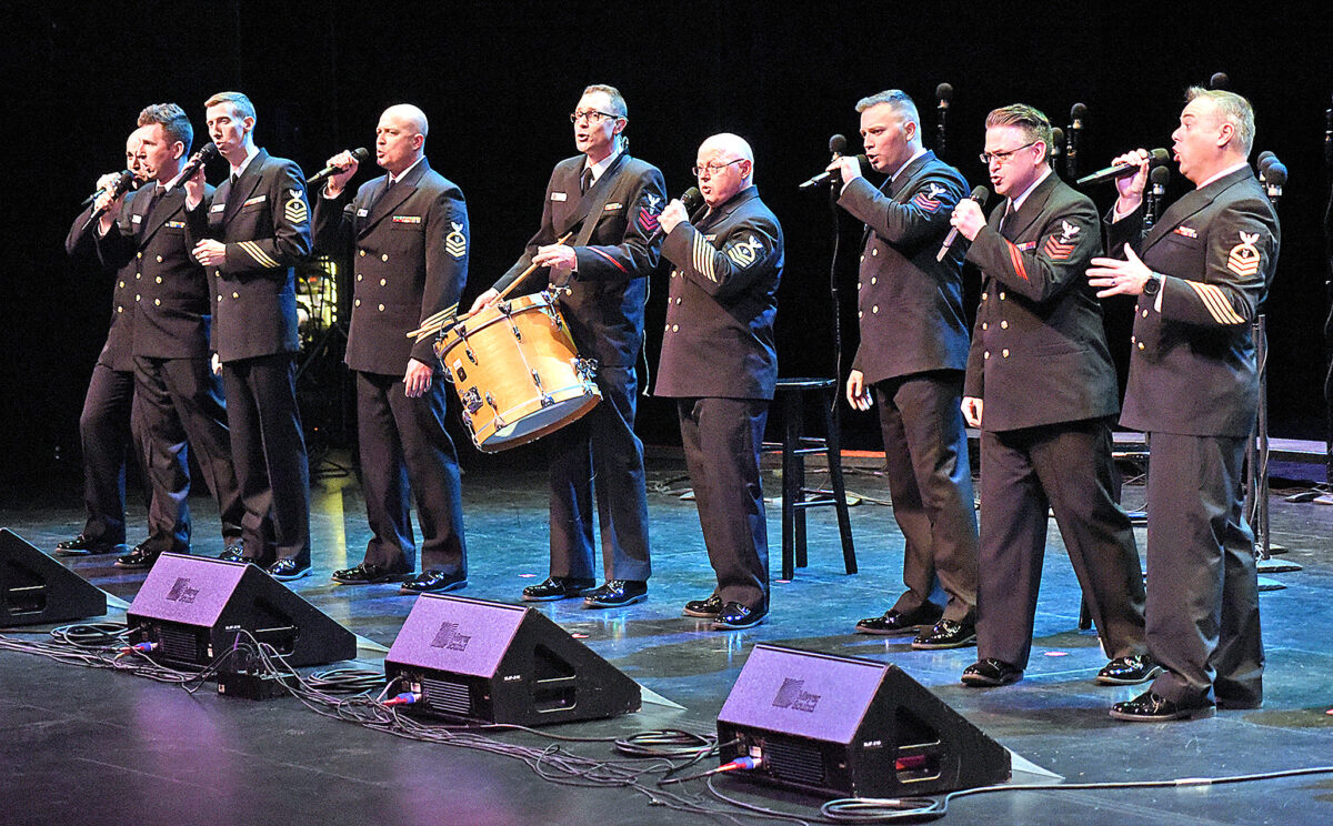 U.S. Navy Sea Chanters put on a show at COC
