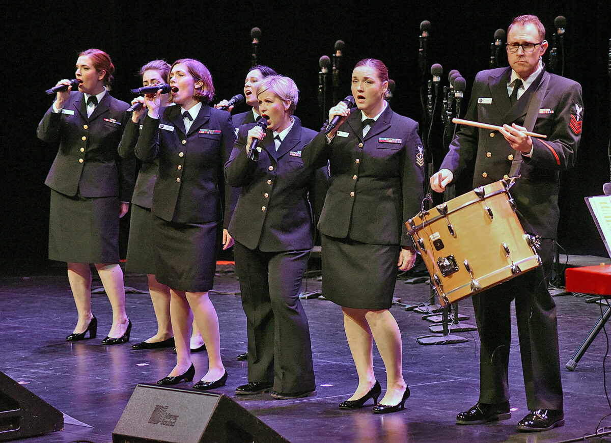 U.S. Navy Sea Chanters put on a show at COC