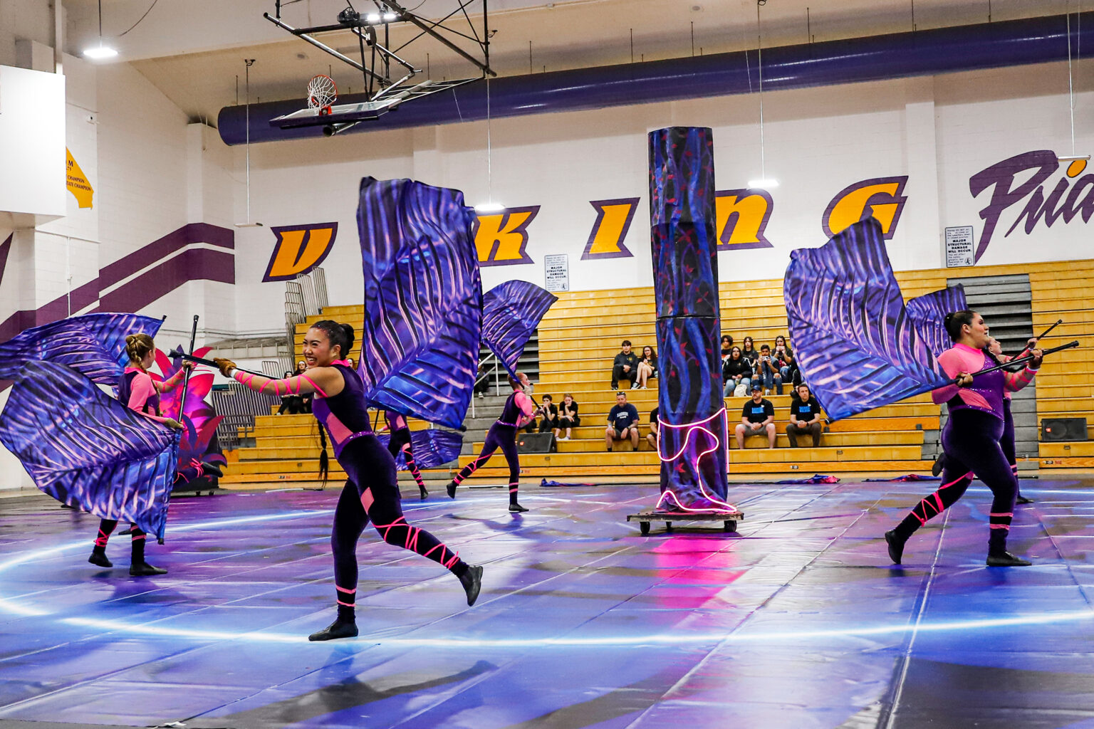 7 SCV high schools vie for top spots in color guard competition