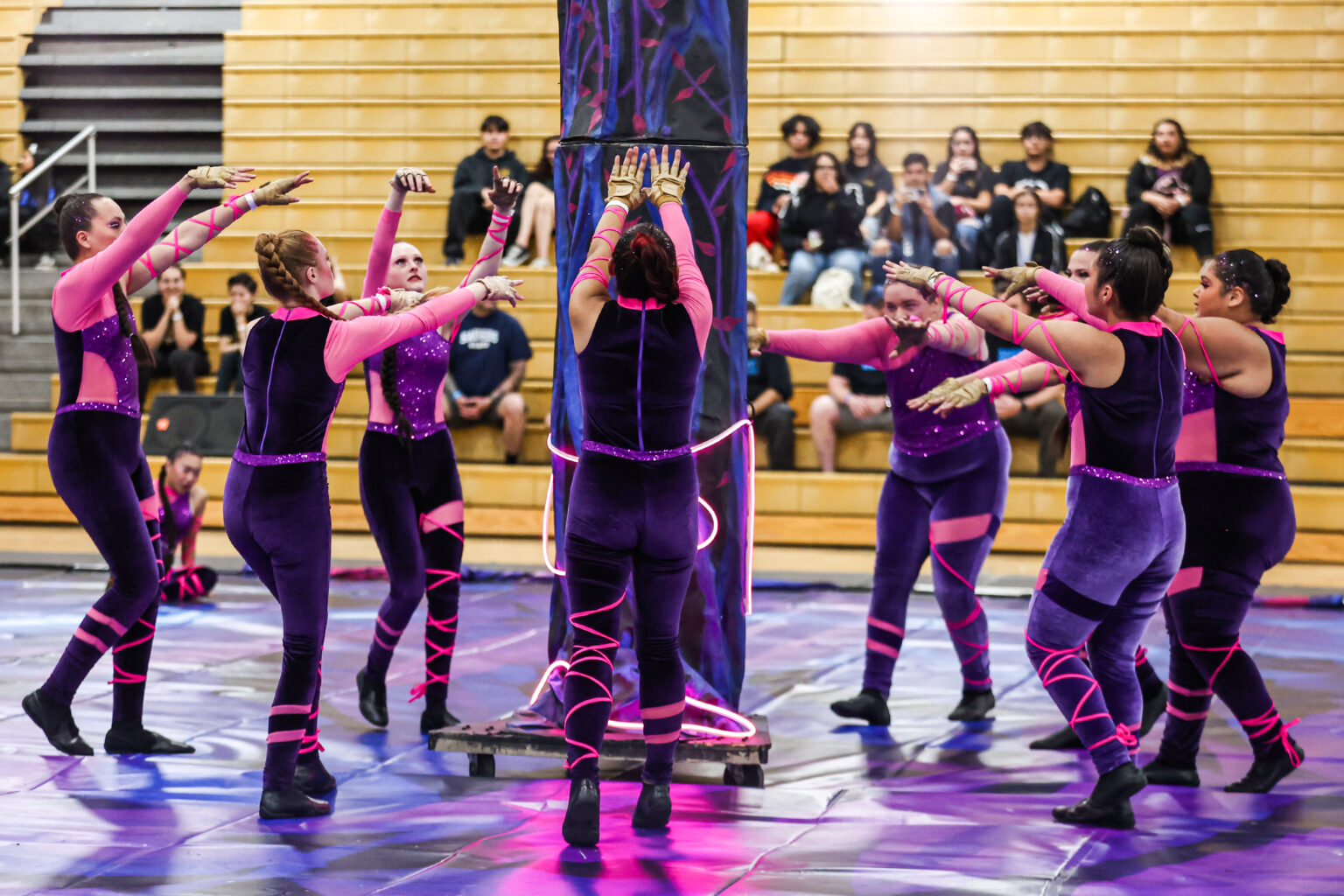 7 SCV high schools vie for top spots in color guard competition