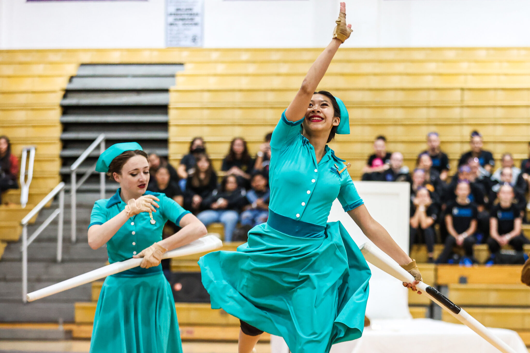 7 SCV high schools vie for top spots in color guard competition
