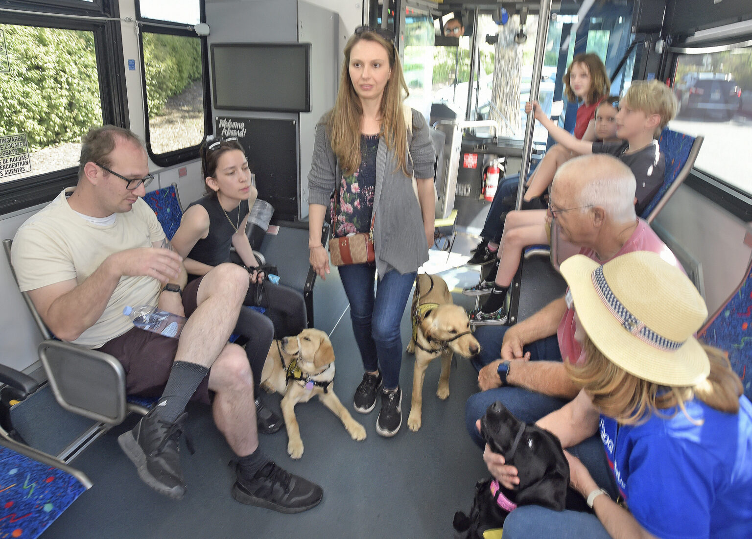 Service dog puppies take on the ultimate training course