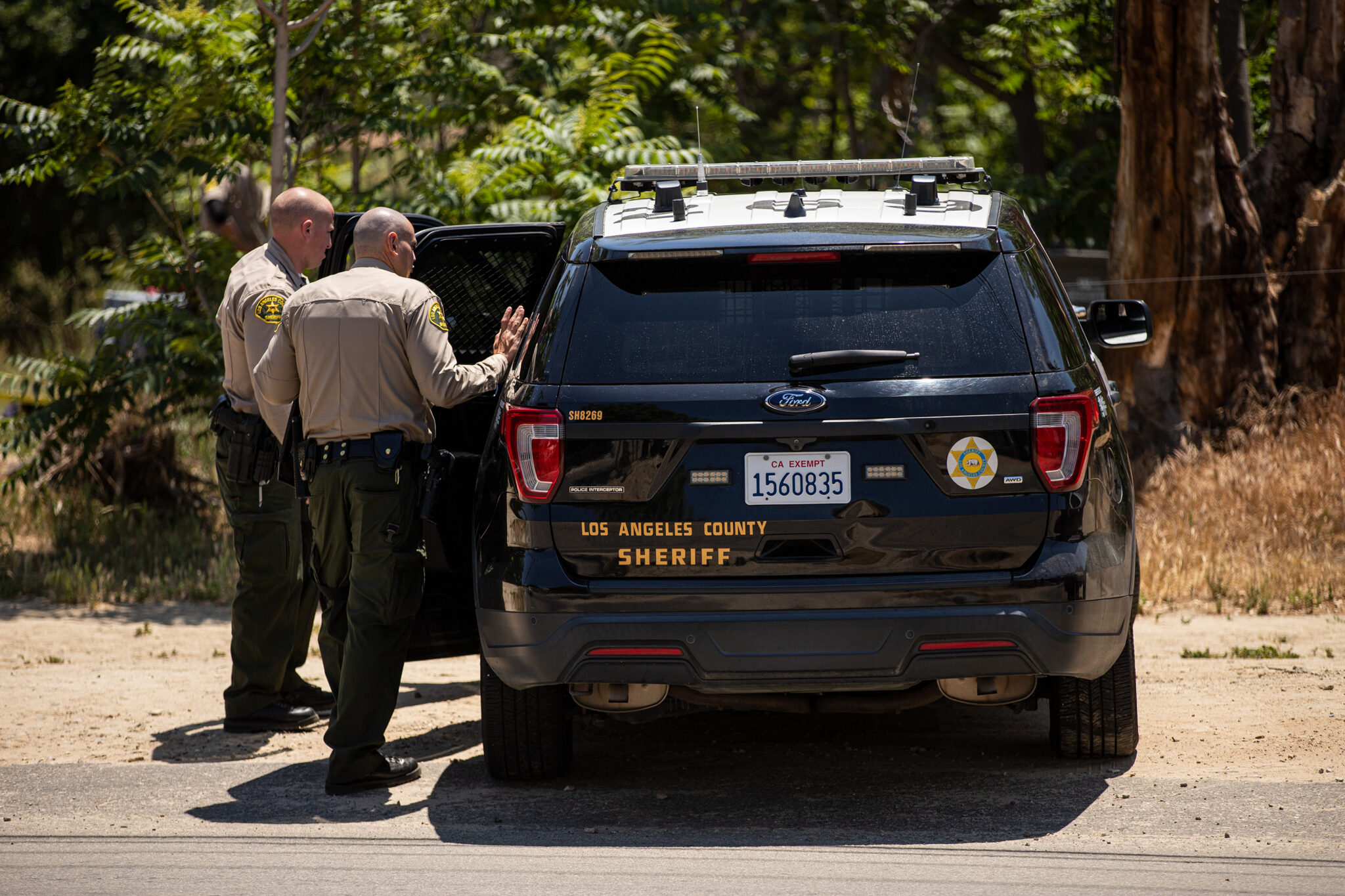 Man detained after reportedly pointing shotgun at passerby