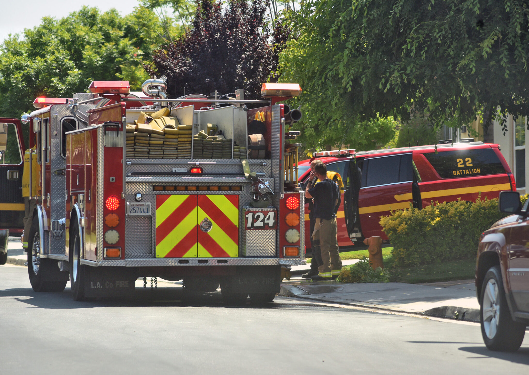 Firefighters handle Stevenson Ranch house fire