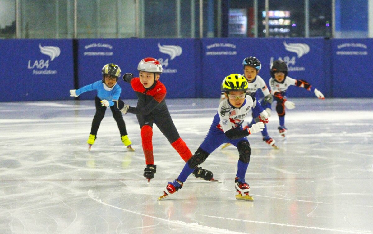Top Western speed skaters compete at the Cube