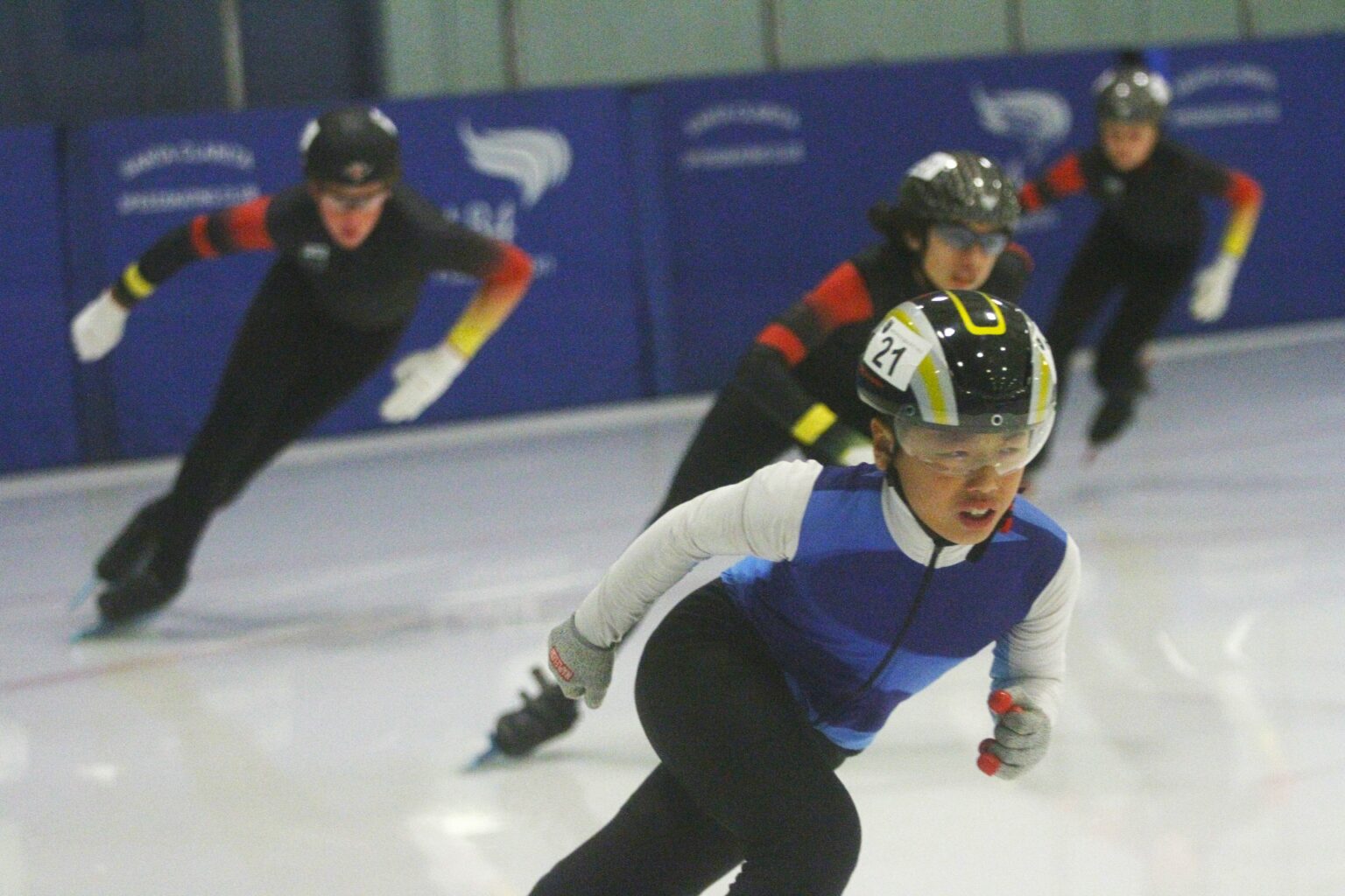 Top Western speed skaters compete at the Cube