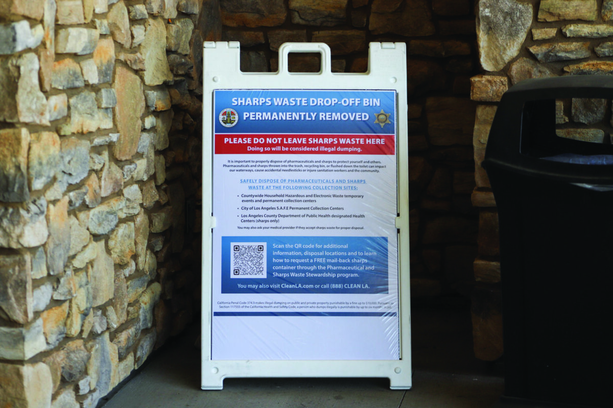 Hazard prompts county to end medical-sharps pickup at Sheriff’s Station