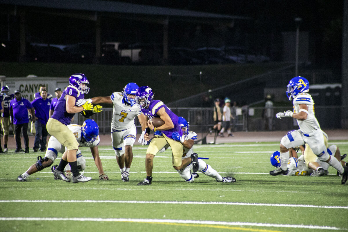 Valencia football starts with a bang, downs Bishop Amat