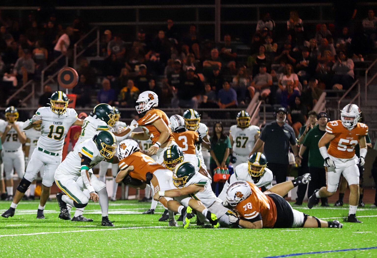 Castaic football’s defense rattles Canyon