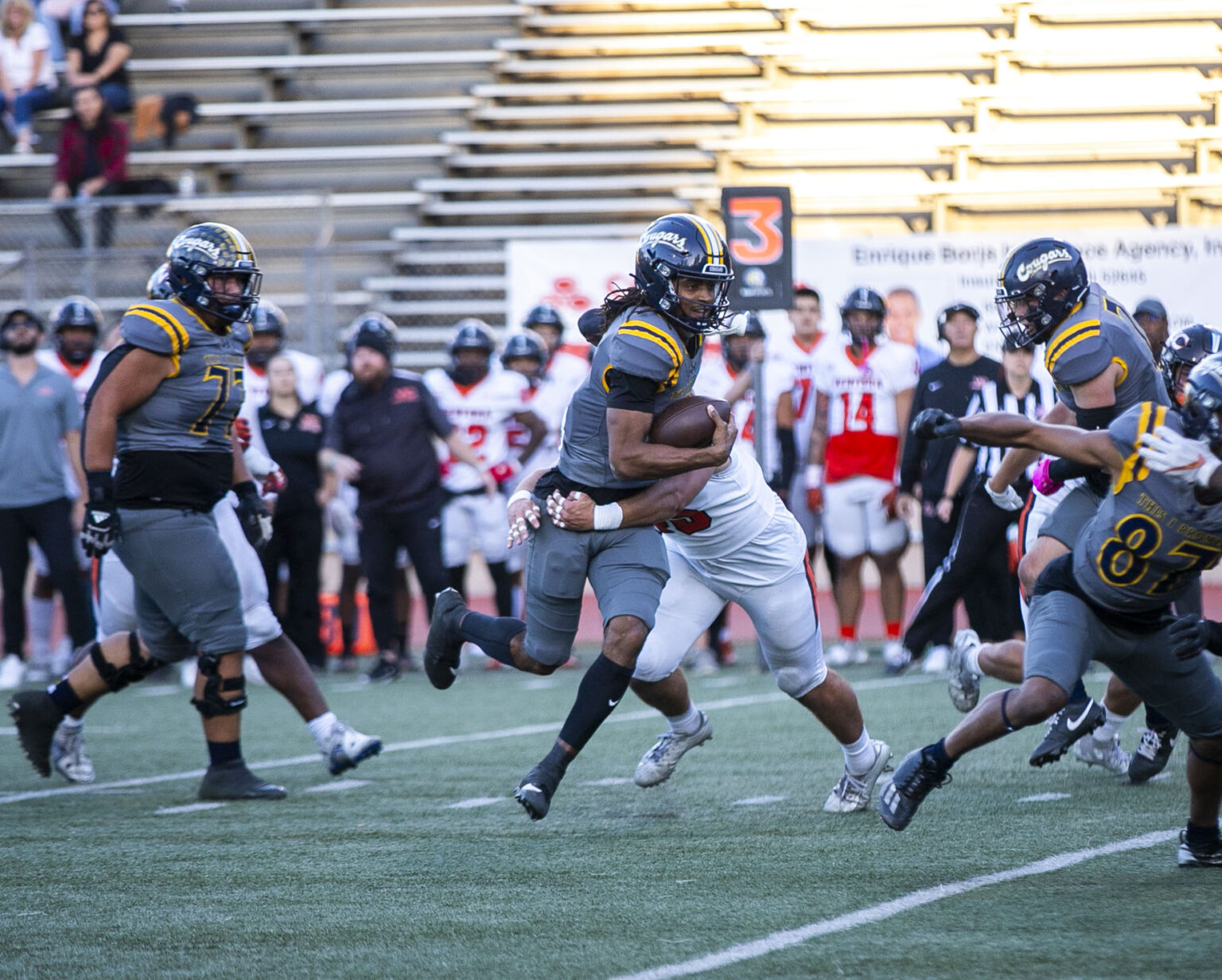 COC football wins regular season finale