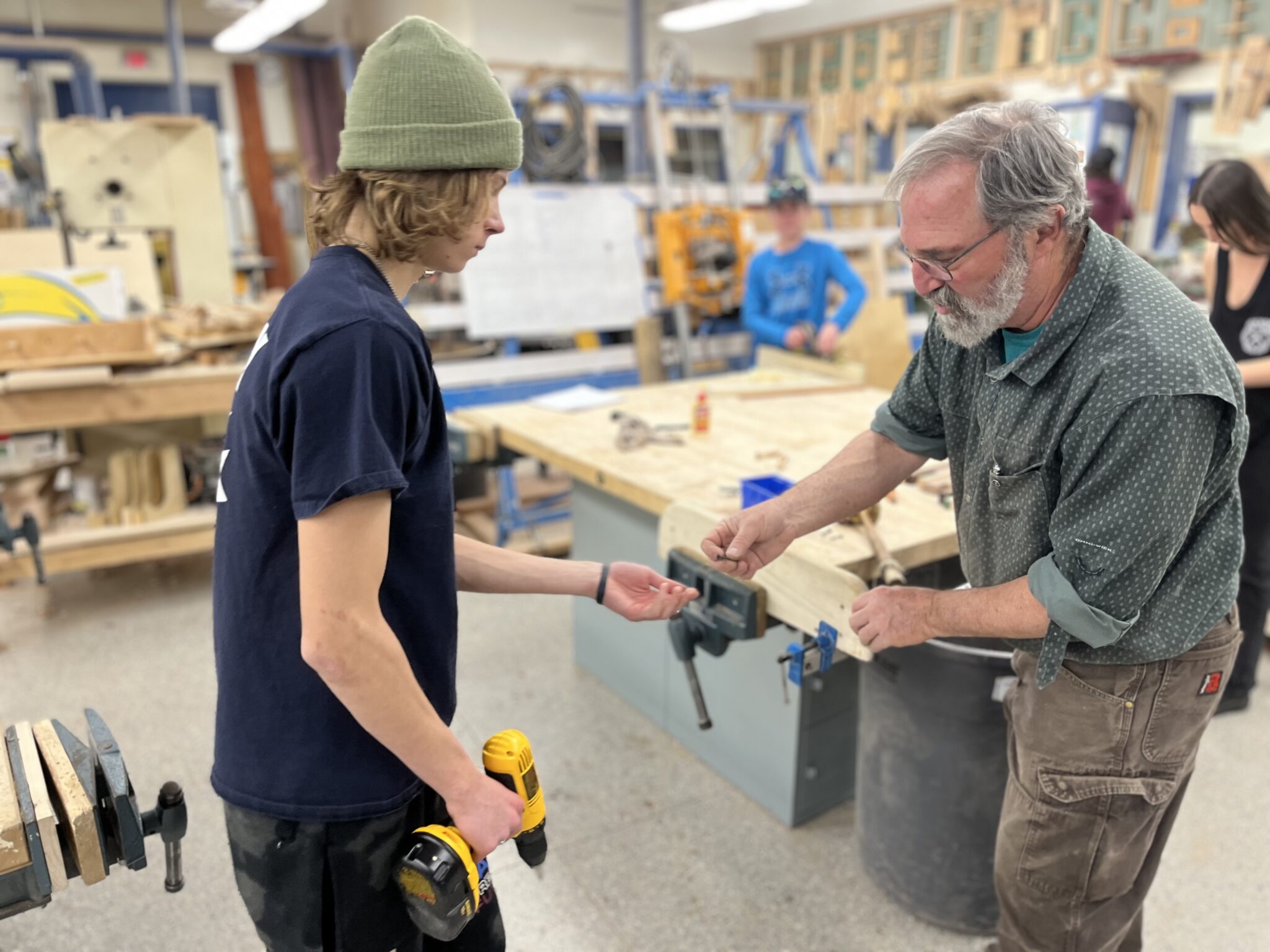 Longtime woodshop teacher builds retirement plan