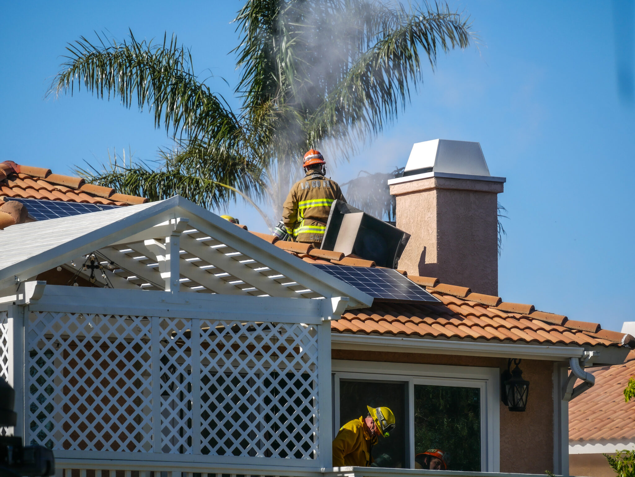No injuries in Canyon Country attic fire