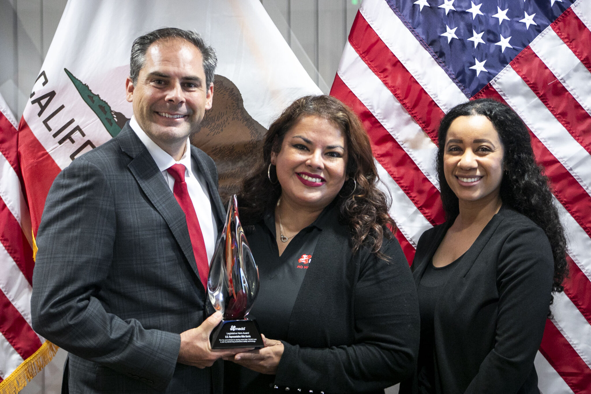 MADD presents Garcia with Legislative Hero Award