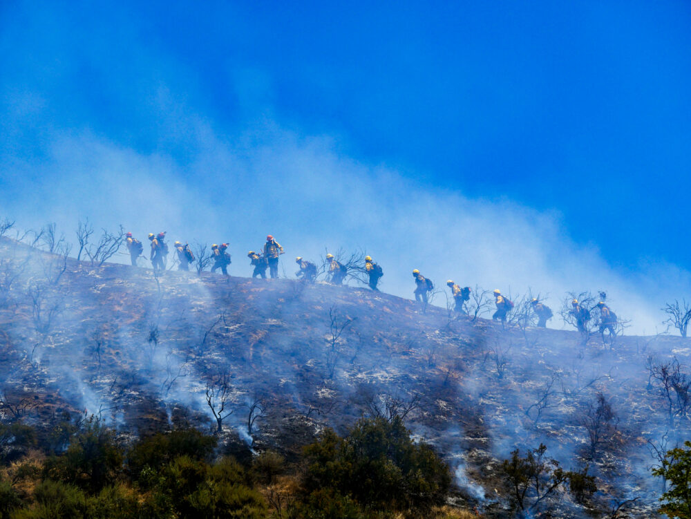 Indigo Fire burns 22 acres in Castaic