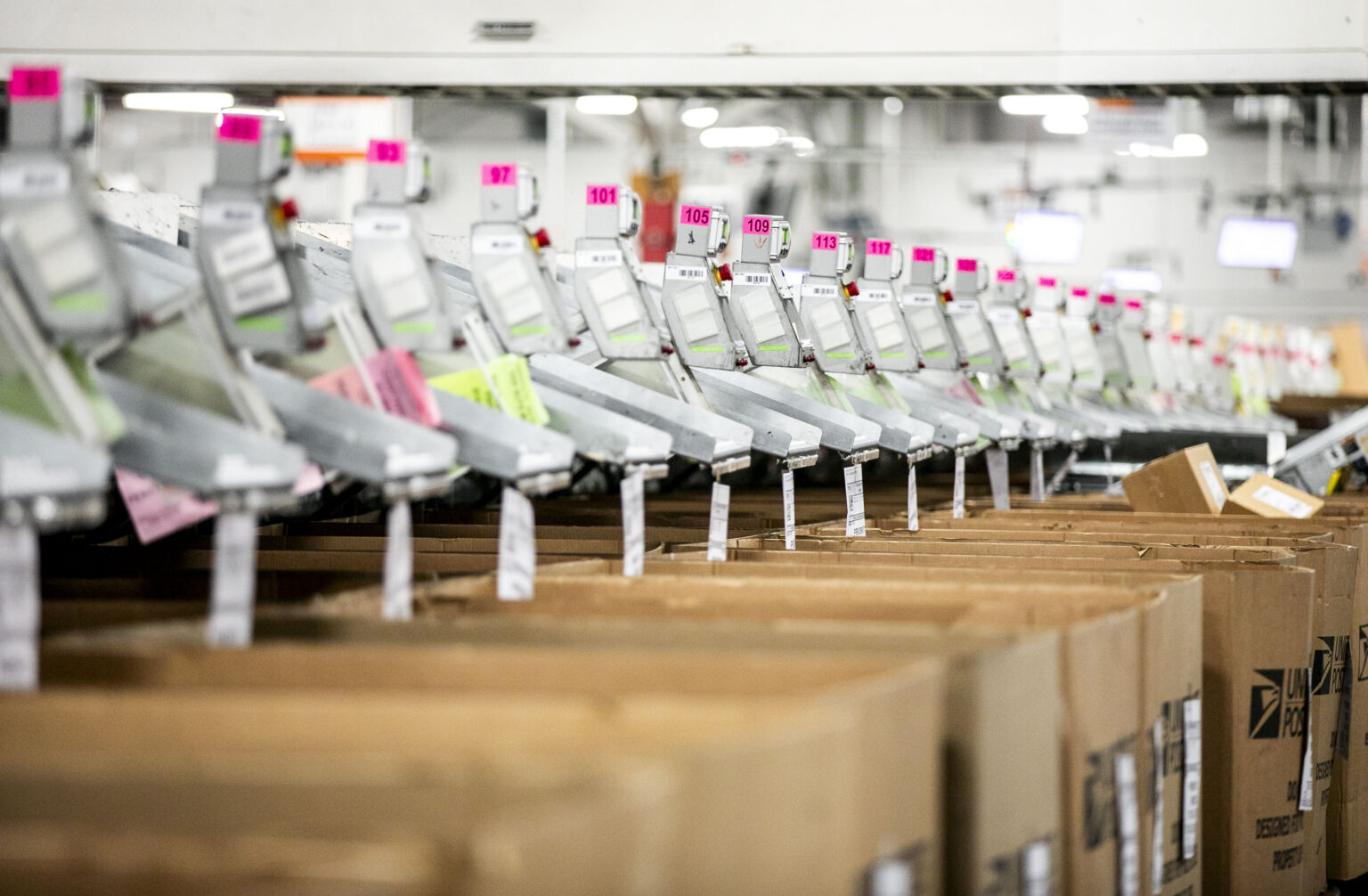 USPS Processing and Distribution Center addresses the holiday mail rush