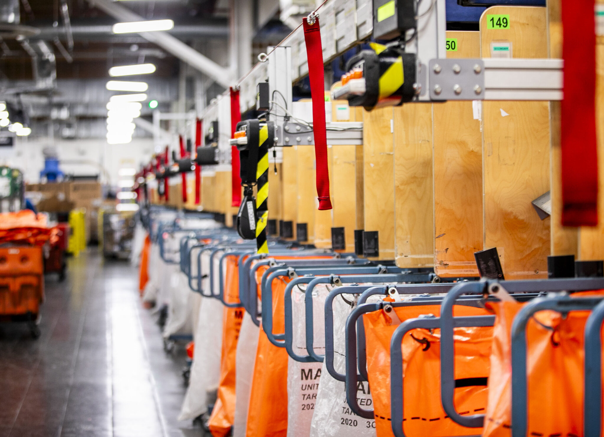 USPS Processing and Distribution Center addresses the holiday mail rush