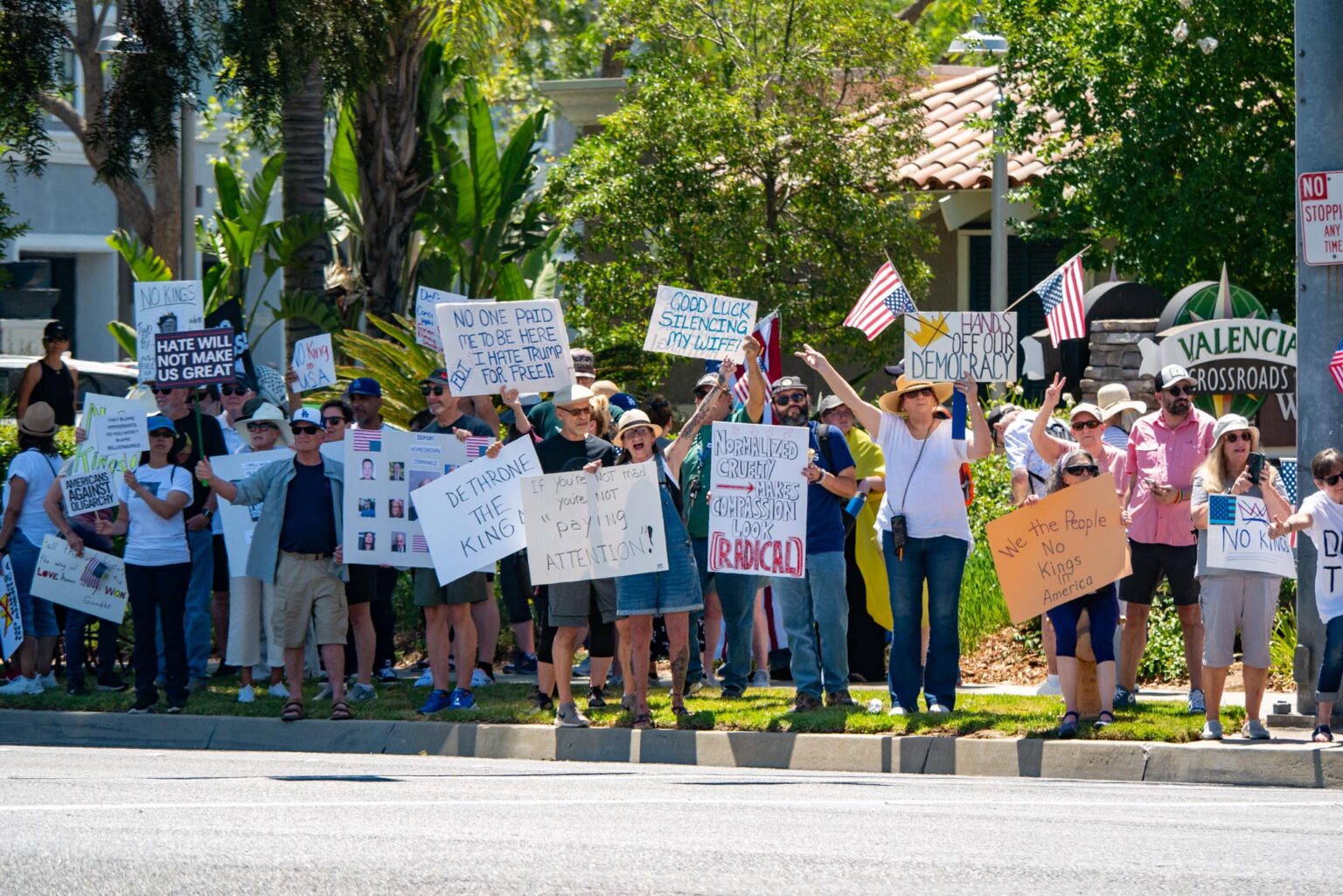 ‘No Kings Day’ protest brings out 2,000-plus crowd
