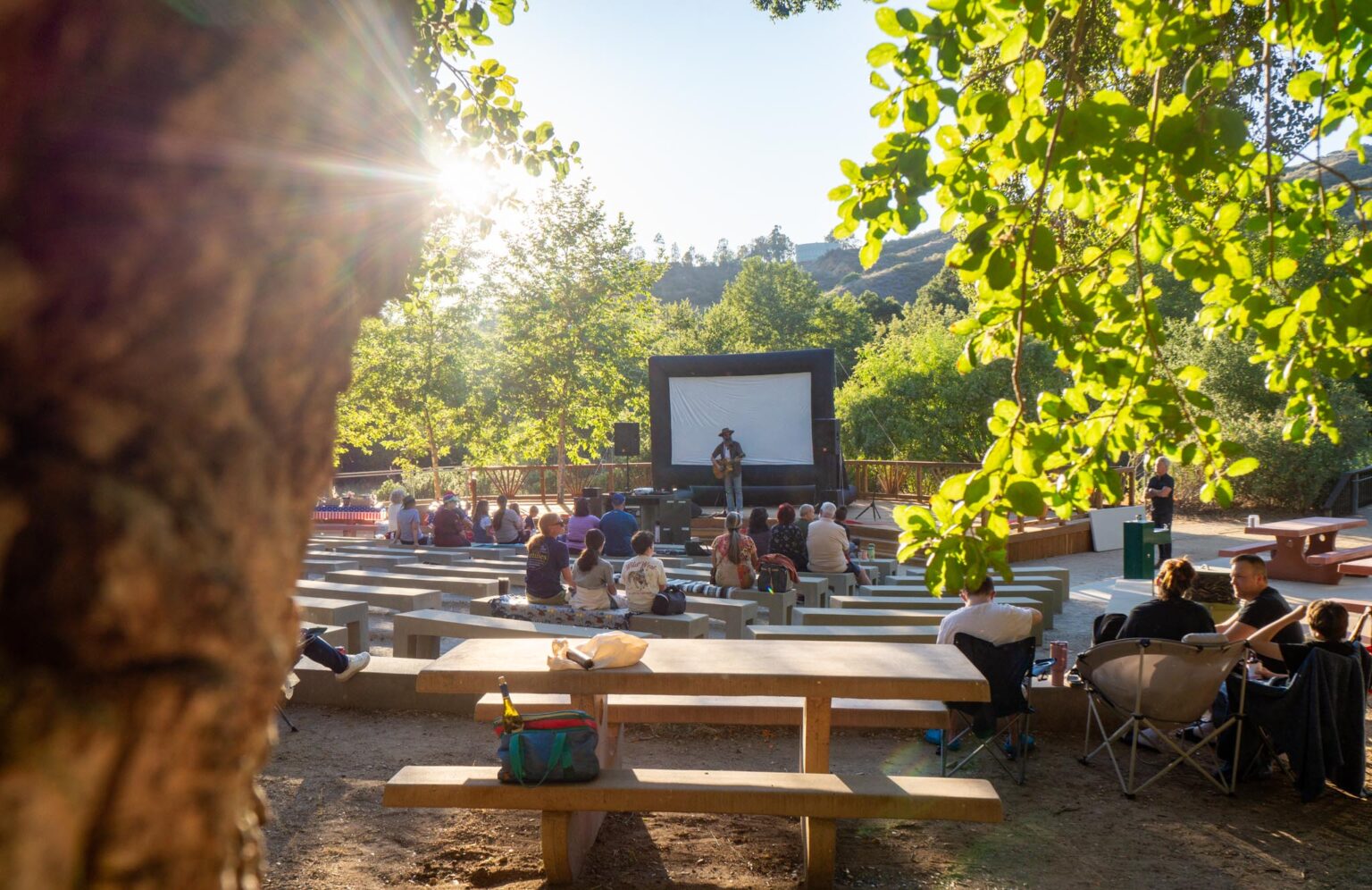 Nature center celebrates Acorn Ampitheater reopening