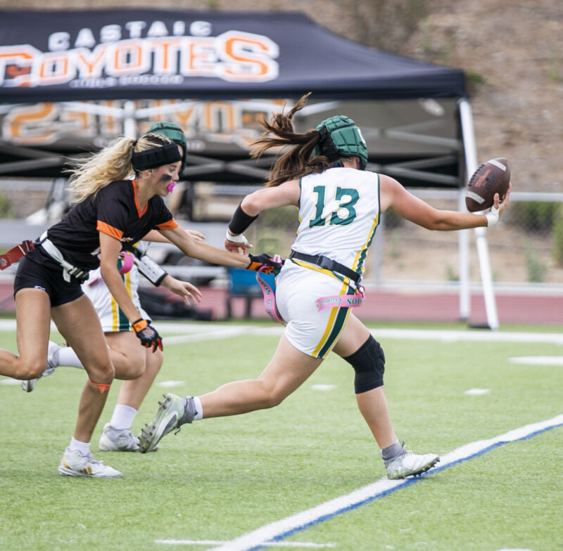 Flag football: Castaic defeats Canyon at home