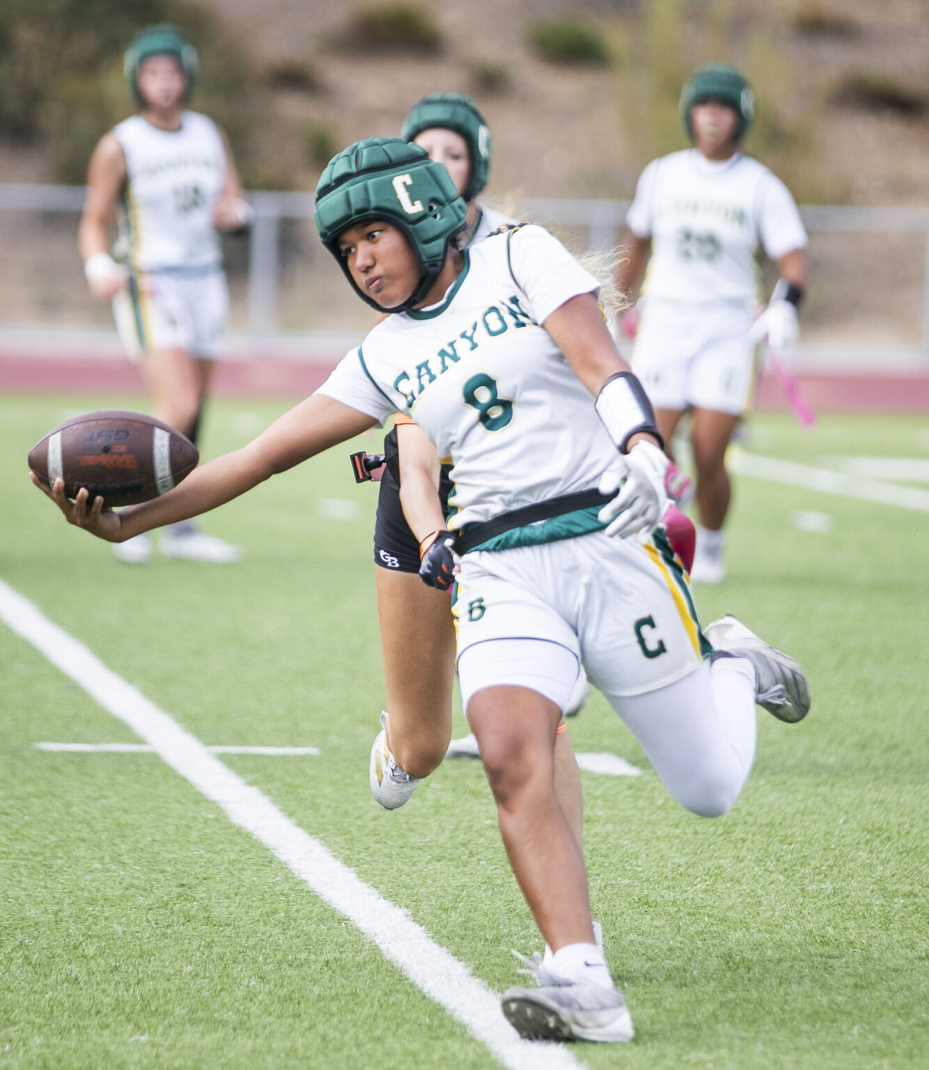 Flag football: Castaic defeats Canyon at home