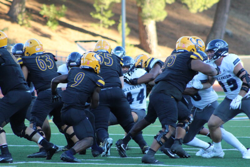 Fullerton spoils COC football homecoming game